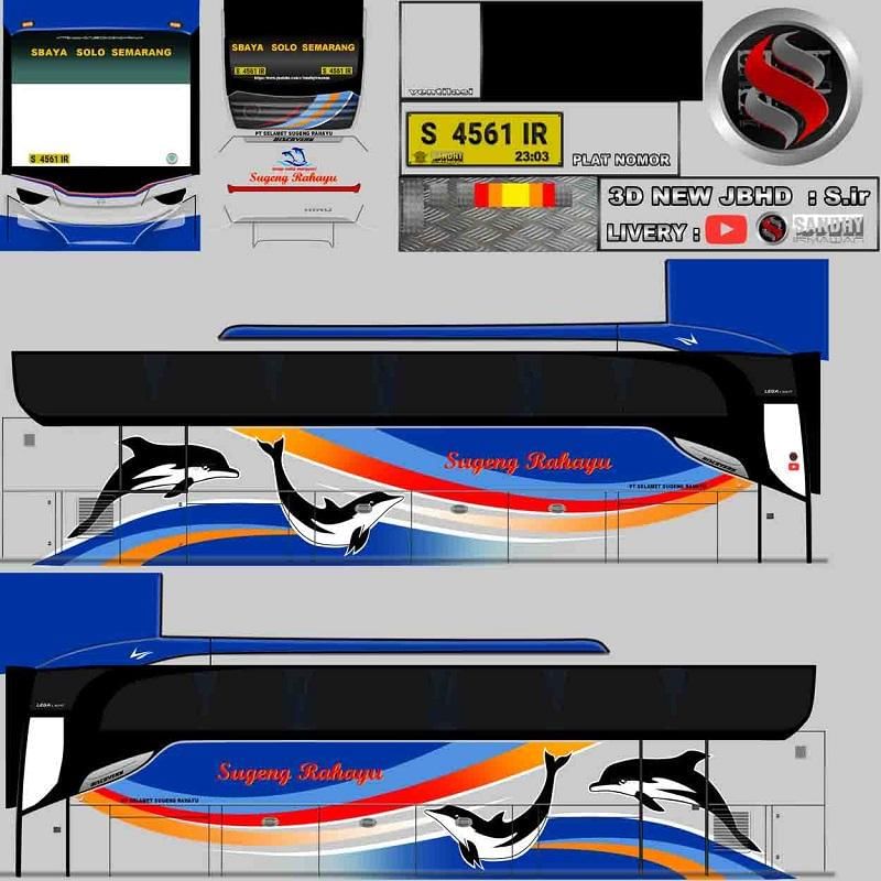 Livery BUSSID Sugeng Rahayu HD, Langsung Download Mainkan! | GGWP.ID