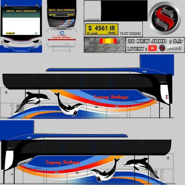 Livery BUSSID Sugeng Rahayu HD, Langsung Download Mainkan! | GGWP.ID