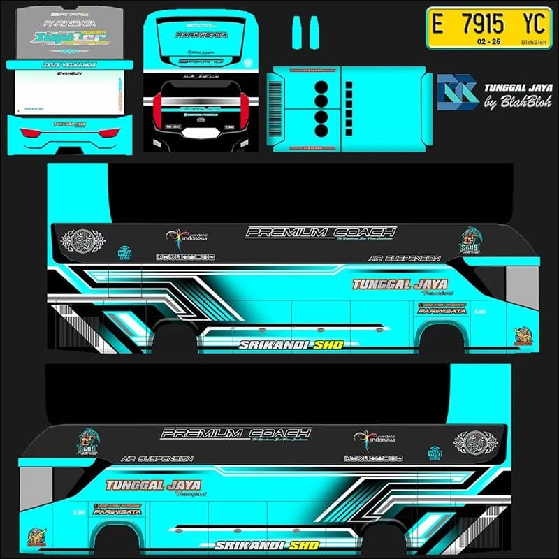 25+ Daftar Link Download Livery BUSSID Kids Panda JB5 HD Mantap! | GGWP