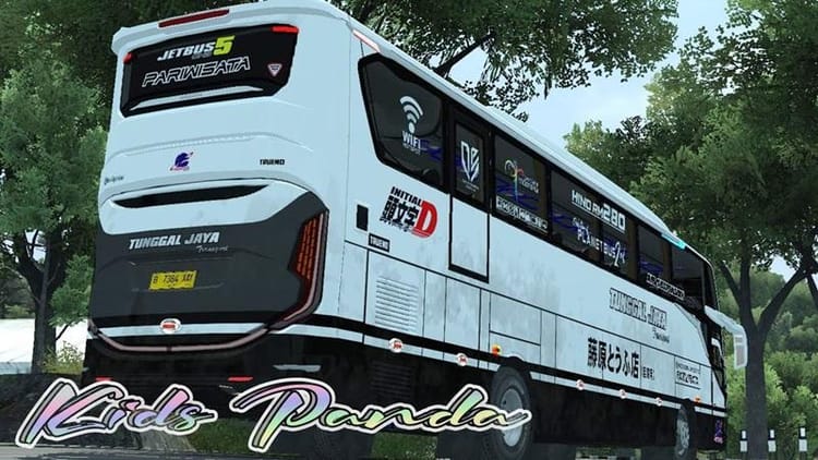 25+ Daftar Link Download Livery BUSSID Kids Panda JB5 HD Mantap! | GGWP