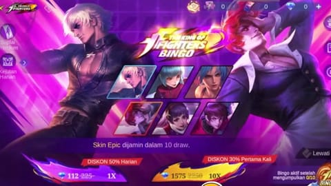 Informasi Lengkap Event Skin MLBB x KOF Bingo 2025! | GGWP