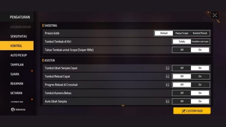 Sensitivitas FF (Free Fire) Auto Headshot 2025 Terbaik | GGWP