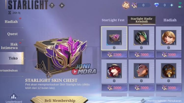 Bocoran Starlight Shop Terbaru Februari 2025, Ada Skin Baru Ini! | GGWP