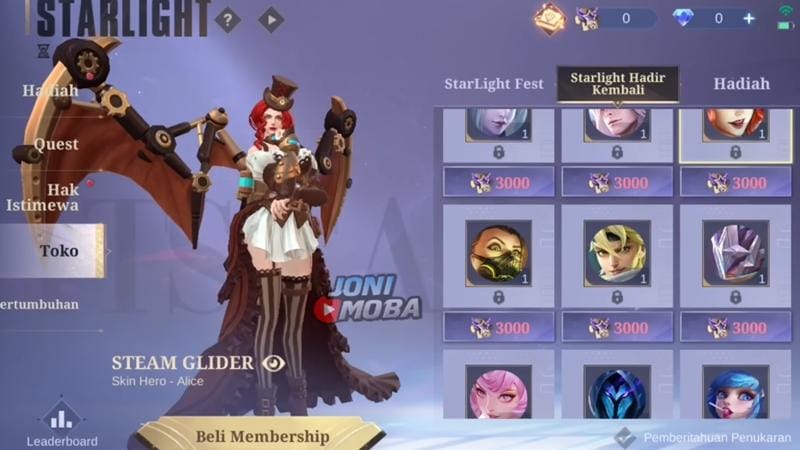 Bocoran Starlight Shop Terbaru Februari 2025, Ada Skin Baru Ini! | GGWP