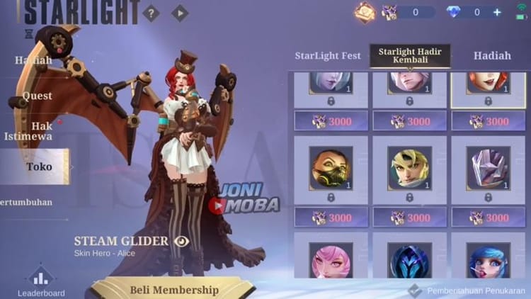 Bocoran Starlight Shop Terbaru Februari 2025, Ada Skin Baru Ini! | GGWP