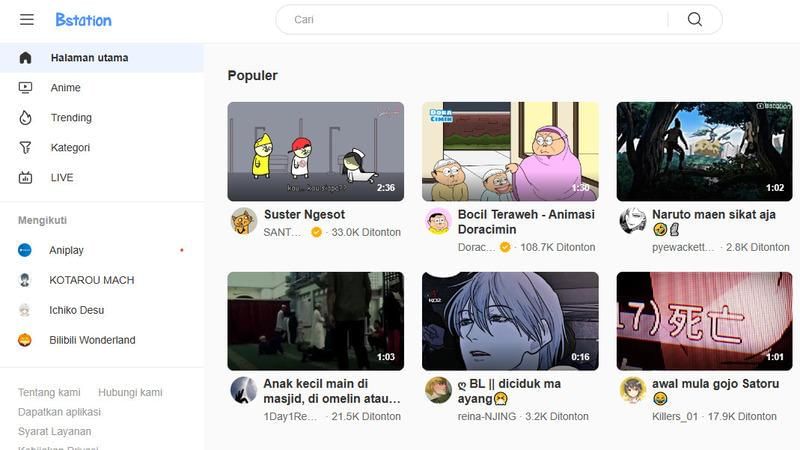 Fakta Menarik Bstation, Layanan Streaming Anime Legal Berbahasa I | GGWP