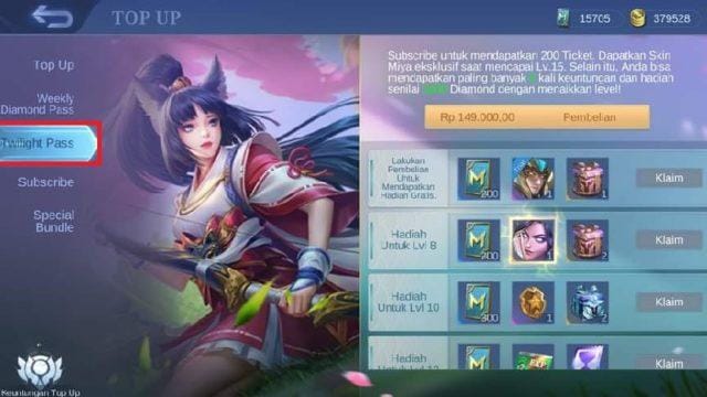 Penjelasan Lengkap Twlight Pass Mobile Legend (ML): dari Apa Itu | GGWP