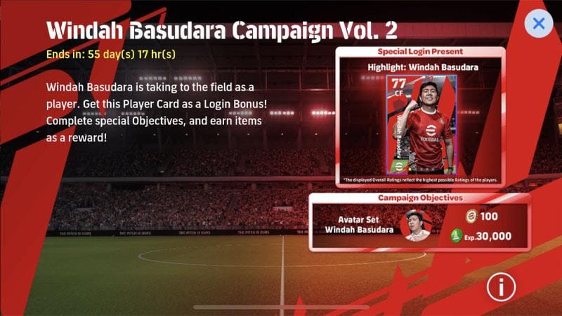 Gratis! Konami Kasih Kartu Windah Basudara di eFootball 2025 | GGWP.ID