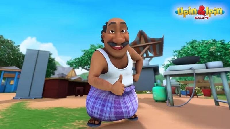 Fakta Uncle Muthu Upin Ipin, Tukang Jualan Es ABC Ikonik | GGWP.ID