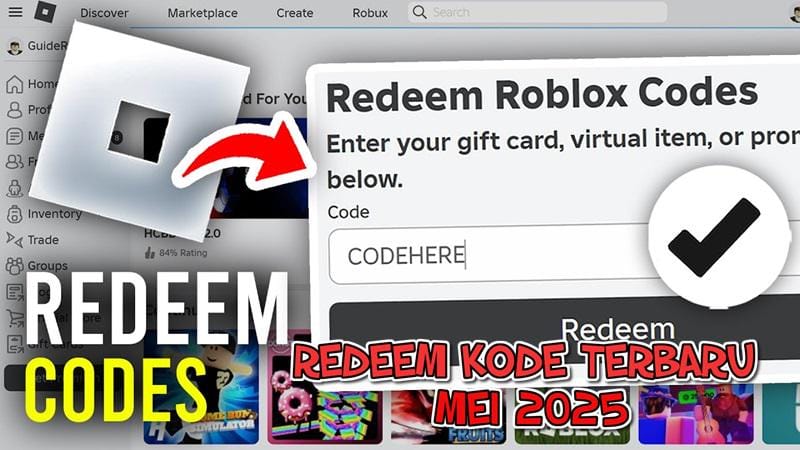 Kode Redeem Roblox Terbaru Mei 2025 + Cara Klaimnya! | GGWP.ID