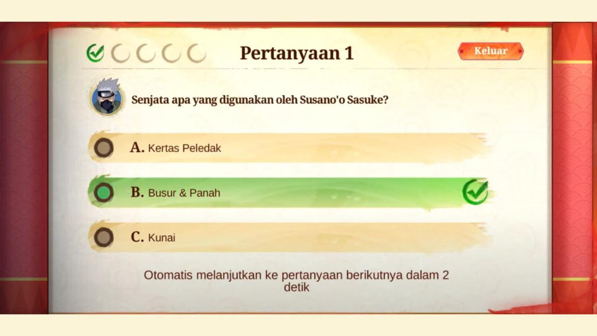 Jawaban Akademi Ninja MLBB x Naruto, Paling Lengkap! | GGWP.ID