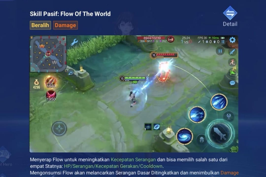 Skill Flowborn Marksman Honor of Kings dan Combo-nya, Bisa Pilih Buff ...