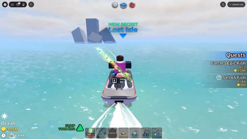 Cara Dapat Ghostfin Rod di Fish It Roblox, Rod Gratis dan Terkuat! | GGWP